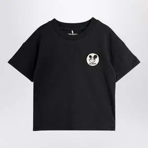 MINI RODINI Ritzratz Organic Cotton T-shirt - Black