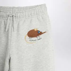 MINI RODINI Melange Cotton Sweatpants