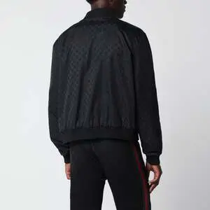 Gucci Reversible Zip-up Jacket In Lightweight Silk Faille