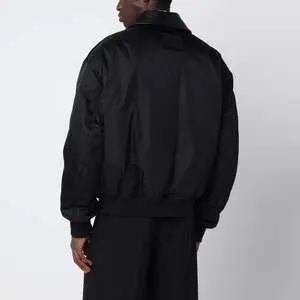 Balenciaga Zip-up Bomber Jacket In Cotton Blend