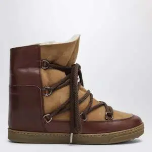 Isabel Marant Étoile Suede Ankle Boots With Leather Inserts