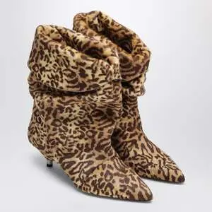 Isabel Marant Étoile Animal-print Calf Hair Ankle Boots