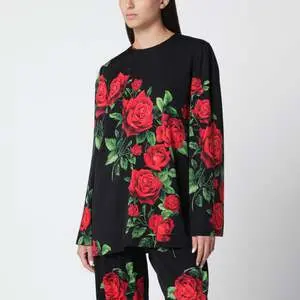 Dolce & Gabbana Silk Blouse With Floral Print