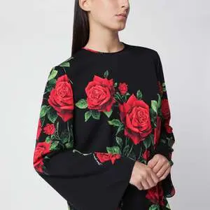 Dolce & Gabbana Silk Blouse With Floral Print
