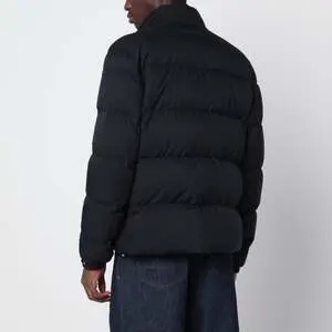 Zegna Navy Zip-up Down Jacket