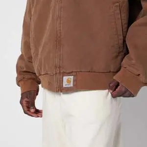 Carhartt Work In Progress Og Santa Fe Cotton Jacket - Brown