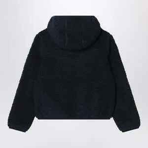 K-WAY Blue Reversible Teddy Fleece Jacket - Multicolor