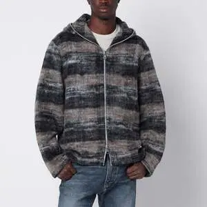 Our Legacy Wool Blend Checked Hoodie
