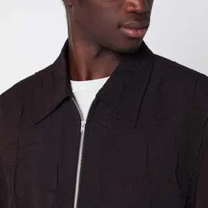 Our Legacy Zip-up Jacket In Virgin Wool - Brown