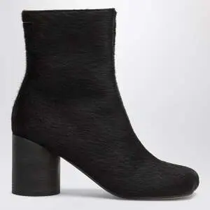 MAISON MARGIELA Dark Ponyskin Ankle Boots - Brown
