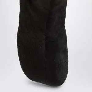 MAISON MARGIELA Dark Ponyskin Ankle Boots - Brown