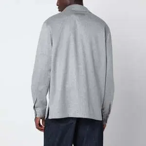 Zegna Mélange Cashmere Shirt Jacket