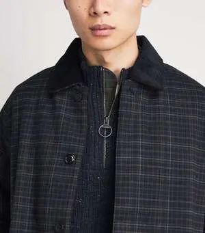Barbour Wool-blend Essentials Fleck Quarter-zip Sweater