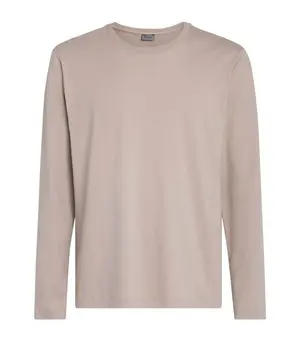 Hanro Cotton Living Long-sleeve T-shirt