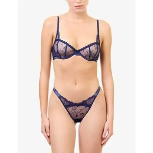 Lounge Reveal Logo Lace Balcony Bra