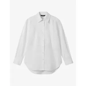 Whistles Curved Hem Shirts For Women