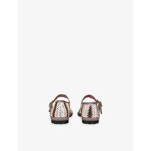 FLABELUS Pierre Straw Ballet Flats