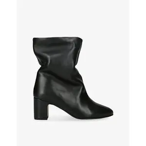 ANONYMOUS COPENHAGEN Lully 55 Leather Heeled Ankle Boots - Black