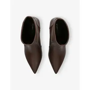 STUART WEITZMAN Vinnie 50 Leather Ankle Boots