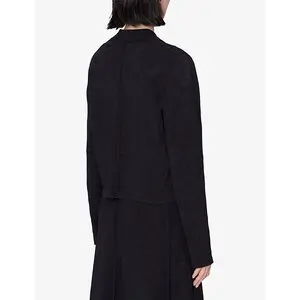 JOSEPH Pilar Jacquard Milano Woven Jacket - Black