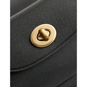 COACH Turnlock Haversack 27 Leather Shoulder Bag