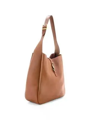 Saint Laurent Le 5 A 7 Supple Leather Large Hobo Bag