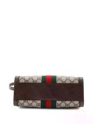 Gucci Ophidia Top Handle Gg Coated Canvas Small Tote Bag
