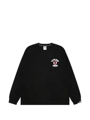 AAPE BY *A BATHING APE Aapenow Graphic-print Long-sleeve T-shirt - Black