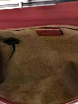 Gucci Padlock Blooms Print Gg Coated Canvas Small Shoulder Bag