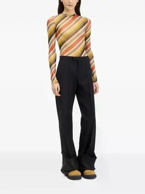 JEAN PAUL GAULTIER The Retro Stripe Top - Neutrals