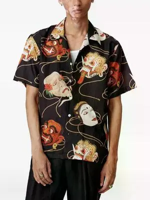 ENDLESS JOY Topeng Graphic-print Shirt