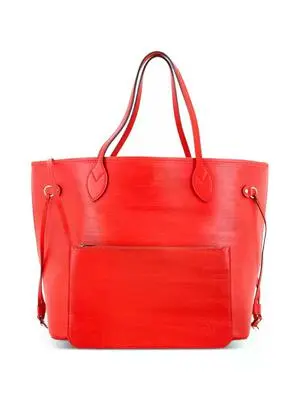 LOUIS VUITTON Neverfull Epi Leather Mm Tote Bag - Red