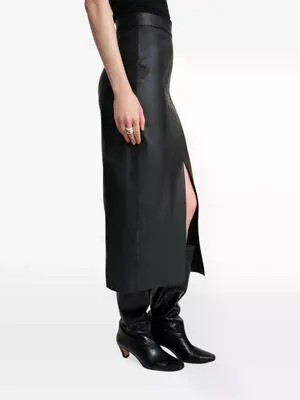 MARCELLA Nerida Slit-detail Midi Skirt