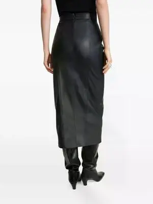 MARCELLA Nerida Slit-detail Midi Skirt