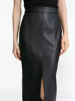 MARCELLA Nerida Slit-detail Midi Skirt