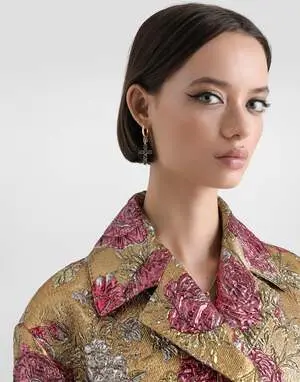 Dolce & Gabbana Earrings With Crystal Rhinestone Crosses Bijoux Multi-colored Metal
