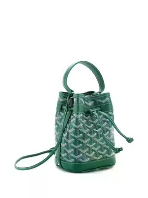 Goyard Petit Flot Coated Canvas Mini Bucket Bag