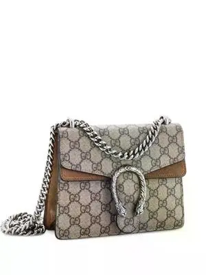 Gucci Dionysus Bag Gg Coated Canvas Mini Crossbody Bag - Brown
