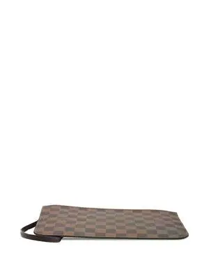LOUIS VUITTON 2019 Damier Ebene Neverfull Mm Pouch