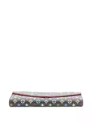 LOUIS VUITTON X Takashi Murakami Sarah Wallet Monogram Multicolor Small Wallets