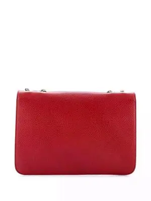 Gucci Interlocking Leather Medium Shoulder Bag - Red