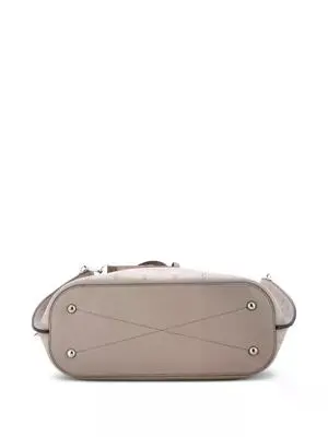 LOUIS VUITTON Girolata Handbag Mahina Leather Tote Bag - Grey