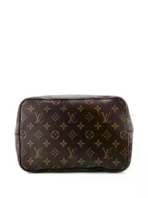 LOUIS VUITTON Neonoe Handbag Monogram Canvas With Leather Mm Bucket Bag - Red
