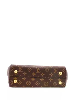 LOUIS VUITTON Cluny Top Handle Bag Monogram Canvas Bb Satchel - Brown