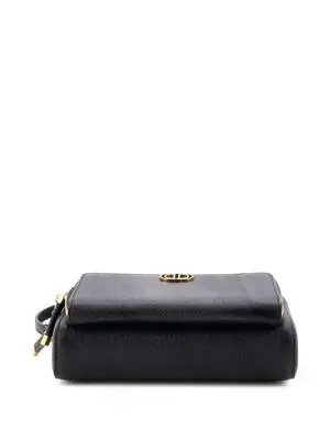 Dior Caro Double Pouch Leather Crossbody Bag