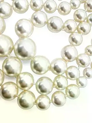 JENNIFER GIBSON JEWELLERY 1980s Triple-row Necklace - Neutrals