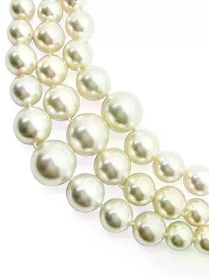 JENNIFER GIBSON JEWELLERY 1980s Triple-row Necklace - Neutrals