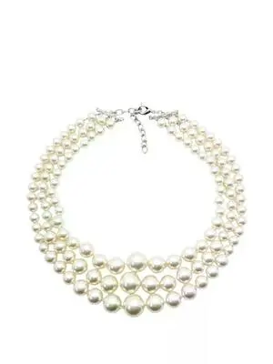 JENNIFER GIBSON JEWELLERY 1980s Triple-row Necklace - Neutrals