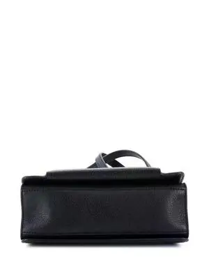Givenchy Gv3 Flap Bag Leather Small Shoulder Bag - Black