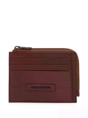 PIQUADRO Logo-plaque Zip-around Cardholder